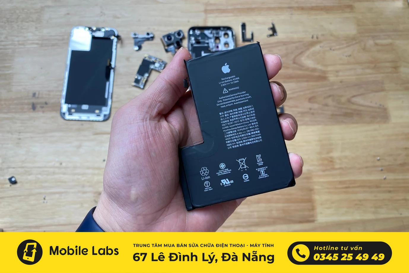 Thay Pin iPhone 12 Pro Max Tại Đà Nẵng_Mobile Labs Chính Hãng, Giá Rẻ ...